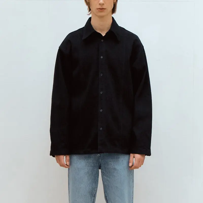 [LAB 101]BLACK NORMAL WASH SHACKET- 직장인 남성 쇼핑몰 댄블
