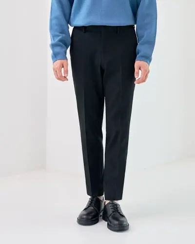 [MYCOB]프리미엄 이중직 히든밴딩 슬랙스-블랙- 직장인 남성 쇼핑몰 댄블