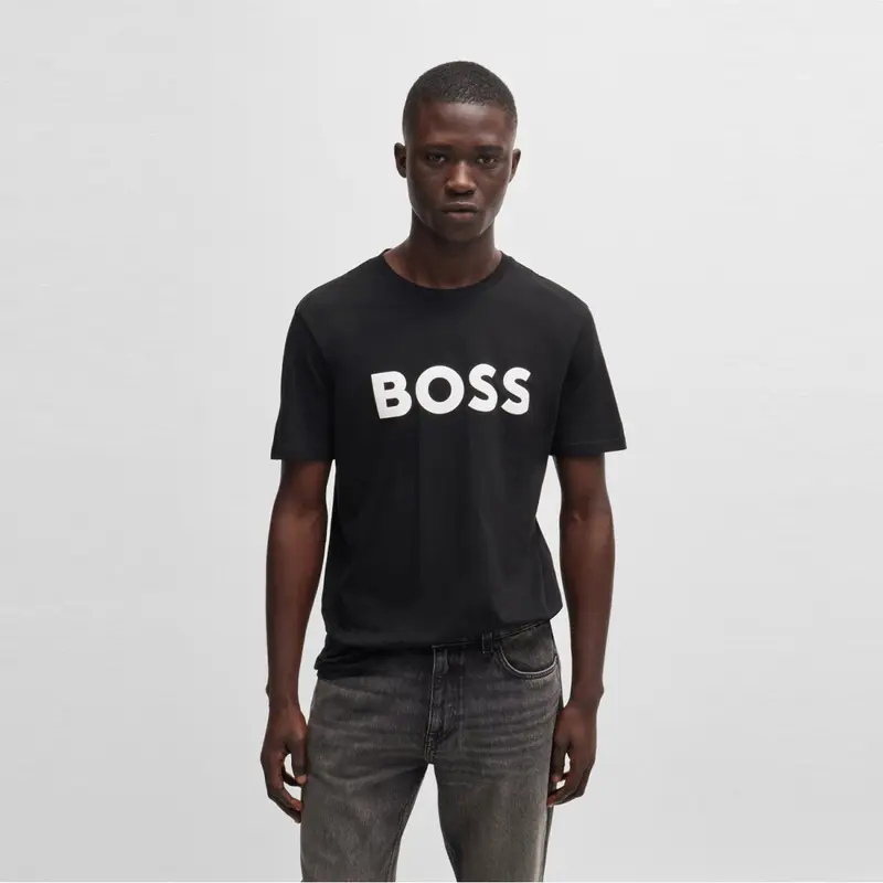 [HUGO BOSS][공식] [보스] 로고 반팔 티셔츠 레귤러핏 50481923_002- 직장인 남성 쇼핑몰 댄블