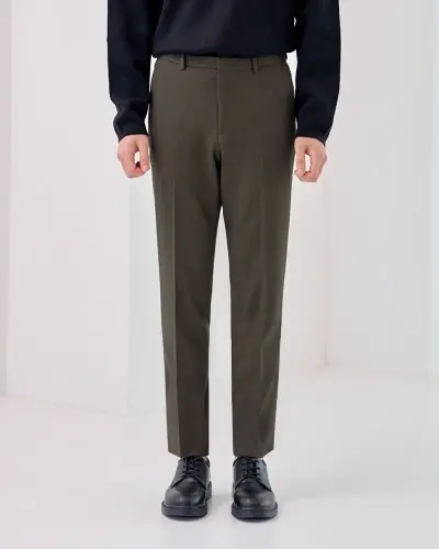 [MYCOB]프리미엄 이중직 히든밴딩 슬랙스-카키- 직장인 남성 쇼핑몰 댄블