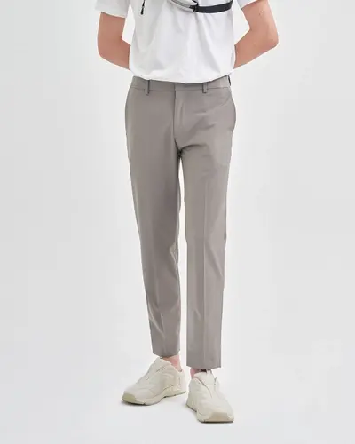 [MYCOB]수퍼 울 히든밴딩 슬랙스 애쉬베이지- 직장인 남성 쇼핑몰 댄블